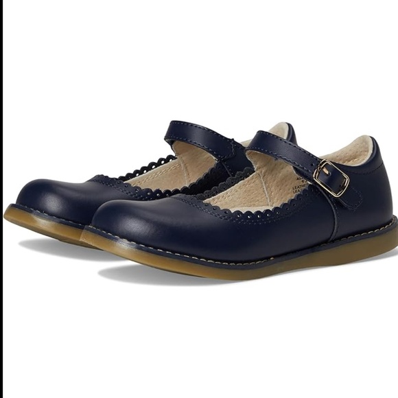 FootMates | Shoes | Footmates Allie Navy Leather Mary Jane Shoes Size 3 ...